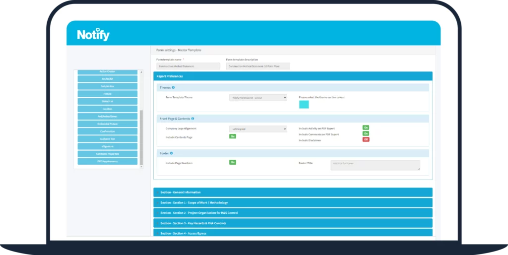 Online RAMS Software | Notify Technology
